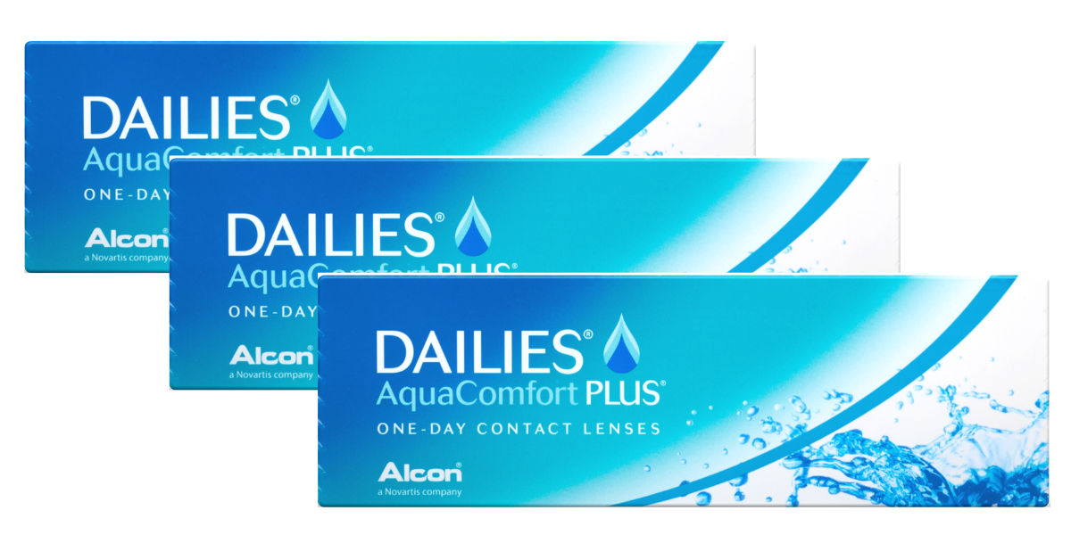 Dailies AquaComfort Plus 90 Pack | Contact Lens Australia