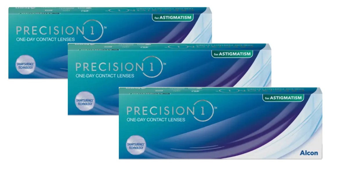 Precision 1 For Astigmatism | 90 Pack | Contact Lens Australia