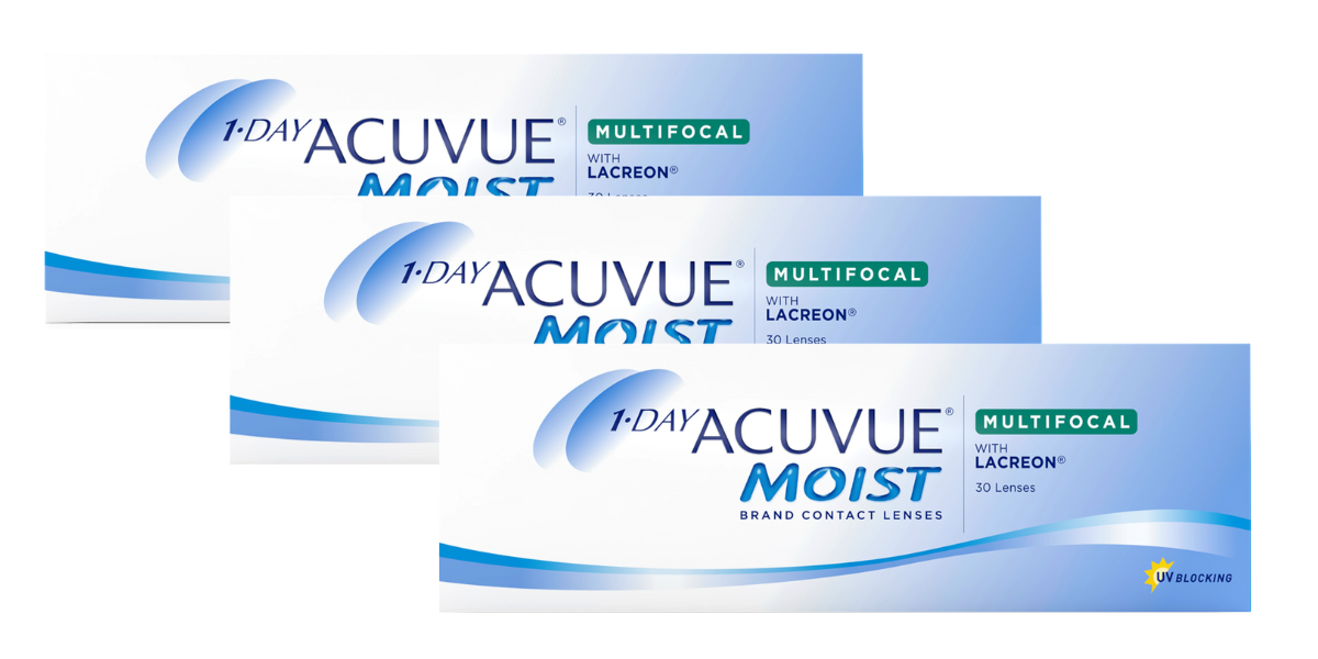 Acuvue Moist 1 Day Multifocal 90 Pack | Contact Lens Australia